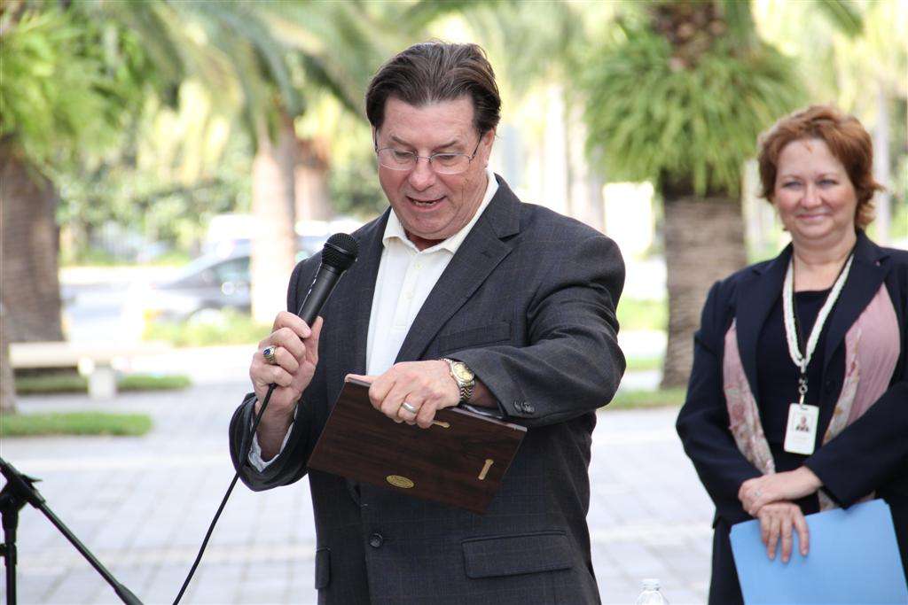 Frank Crum Awarded Clearwater Key to the City